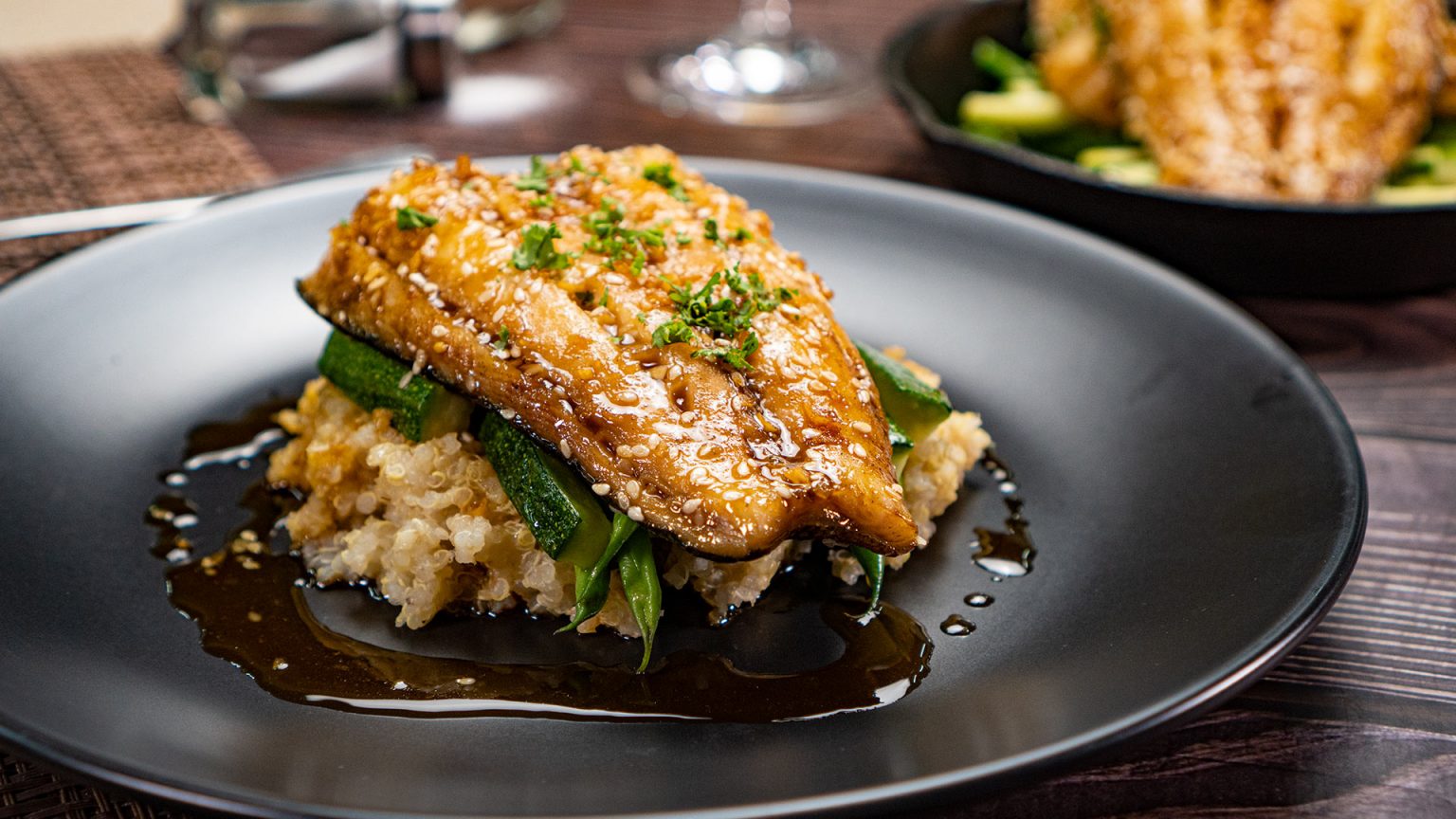 Honey Soy Glazed Cod With Quinoa Recipe - Recipes.net
