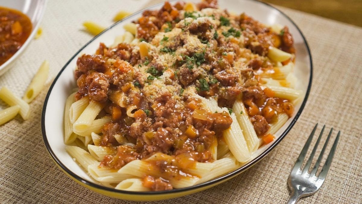 Amazing Crockpot Mostaccioli or Penne Recipe | Recipes.net