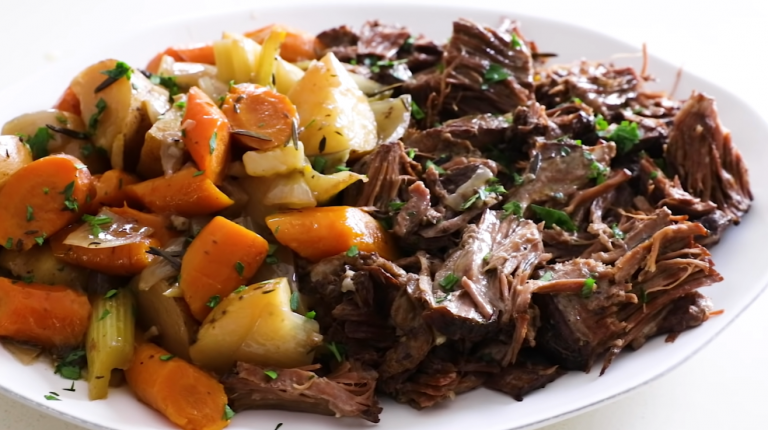 Slow Cooker Classic Pot Roast & Rice Recipe - Recipes.net