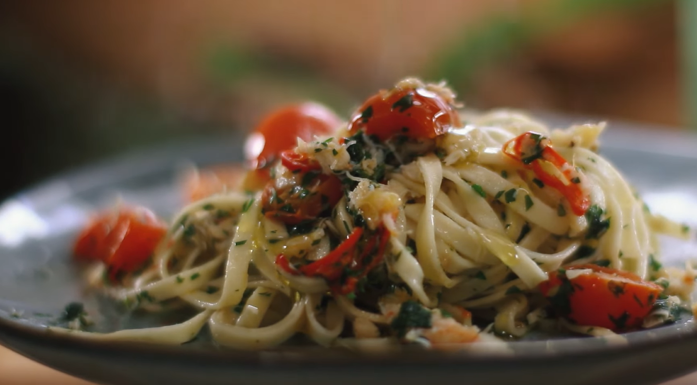 Pesto Clams and Shrimp Linguine Recipe | Recipes.net