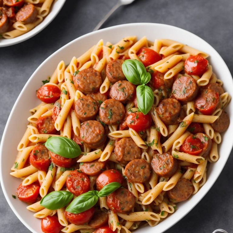 Andouille Sausage and Tomato Pasta Recipe Recipe | Recipes.net