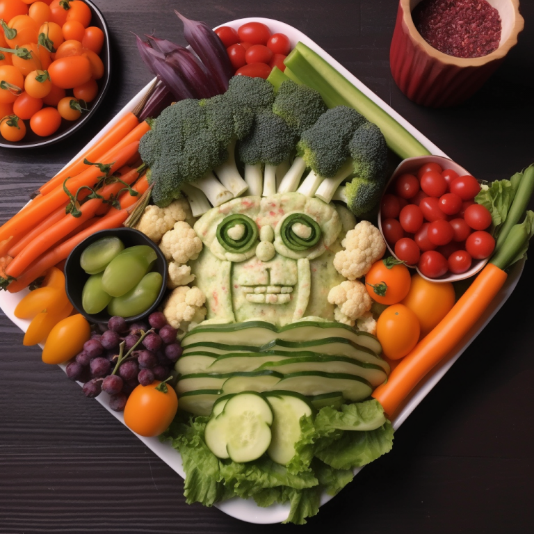 Frankenstein Veggie Platter Recipe | Recipes.net