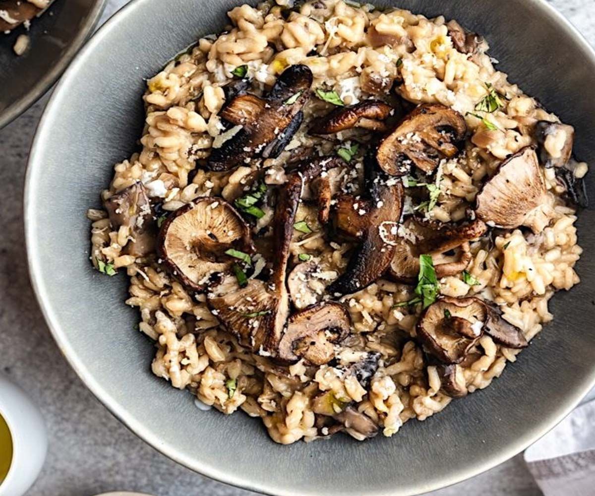 Oyster Mushroom and Kale Risotto Recipe | Recipes.net