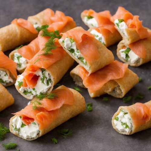 Smoked Salmon and Cream Cheese Roll-Ups Recipe | Recipes.net