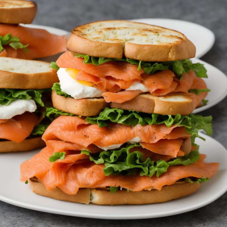Smoked Salmon Breakfast Sandwich Recipe | Recipes.net