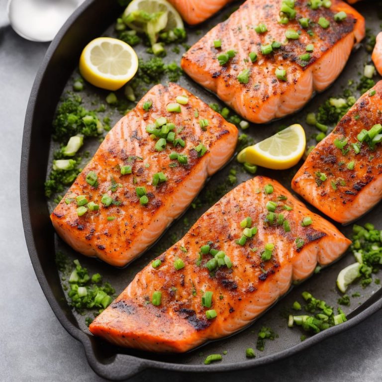 Grilled Salmon with Lemon Dill Sauce Recipe | Recipes.net