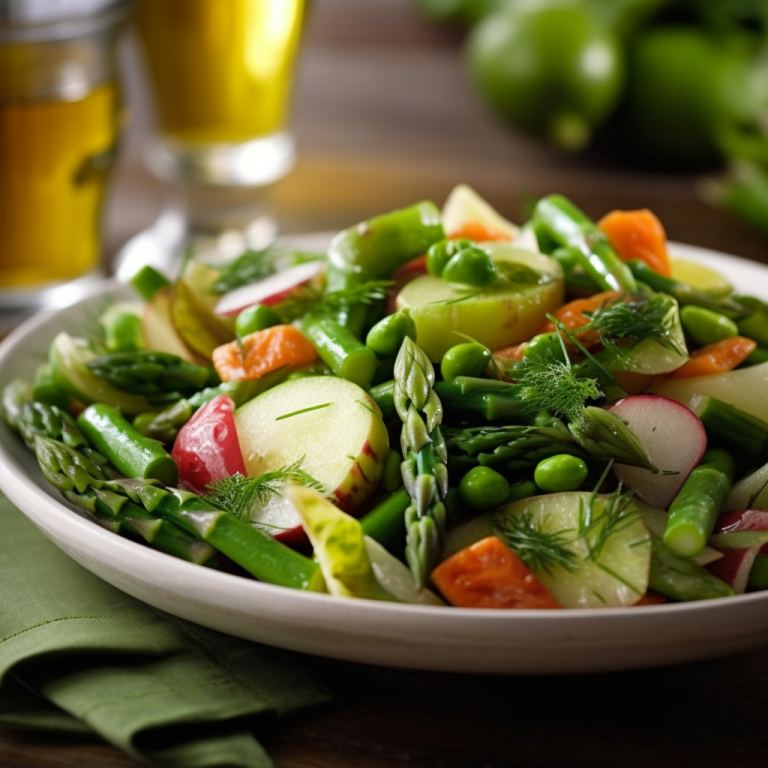 Shaved Spring Vegetable Salad Recipe | Recipes.net