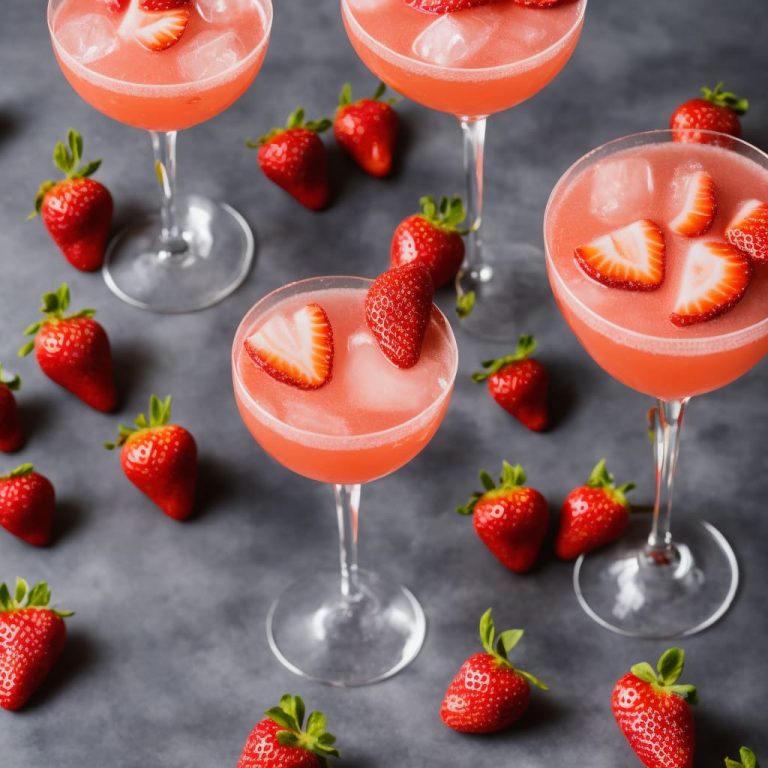 Strawberry Champagne Cocktail Recipe | Recipes.net