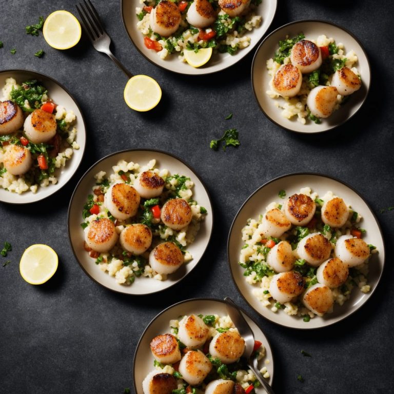 Creamy Garlic Butter Tuscan Scallops Recipe | Recipes.net