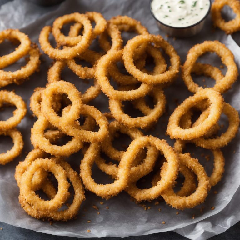 Chickpea Flour Onion Rings Recipe Recipe | Recipes.net