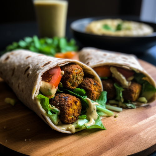 Vegan Falafel Wrap Recipe | Recipes.net