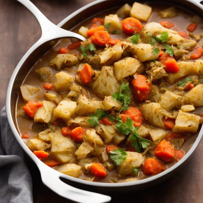 Rustic Irish Chicken and Cabbage Stew Recipe - Recipes.net