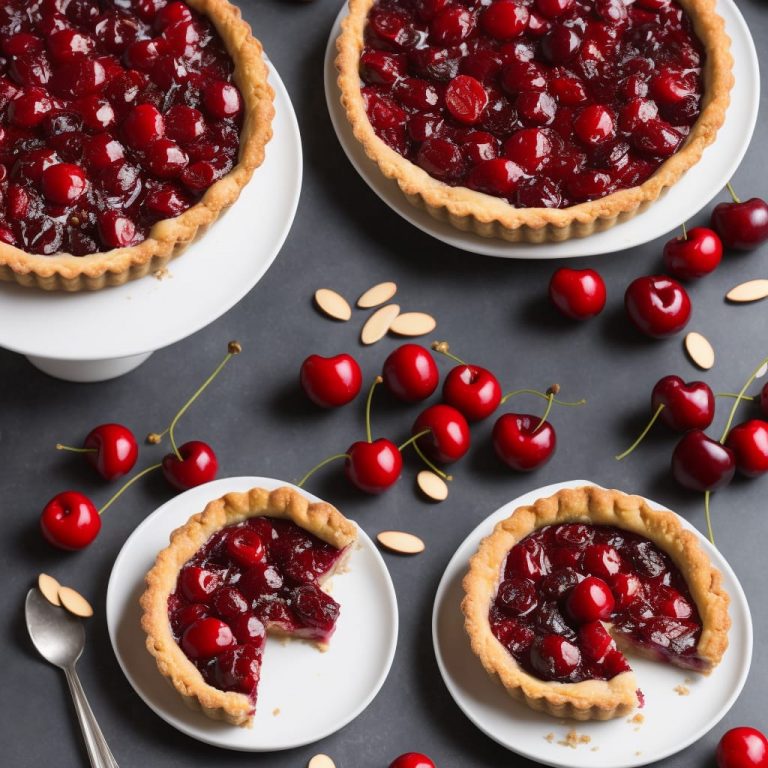 Amarena Cherry & Almond Tart Recipe | Recipes.net