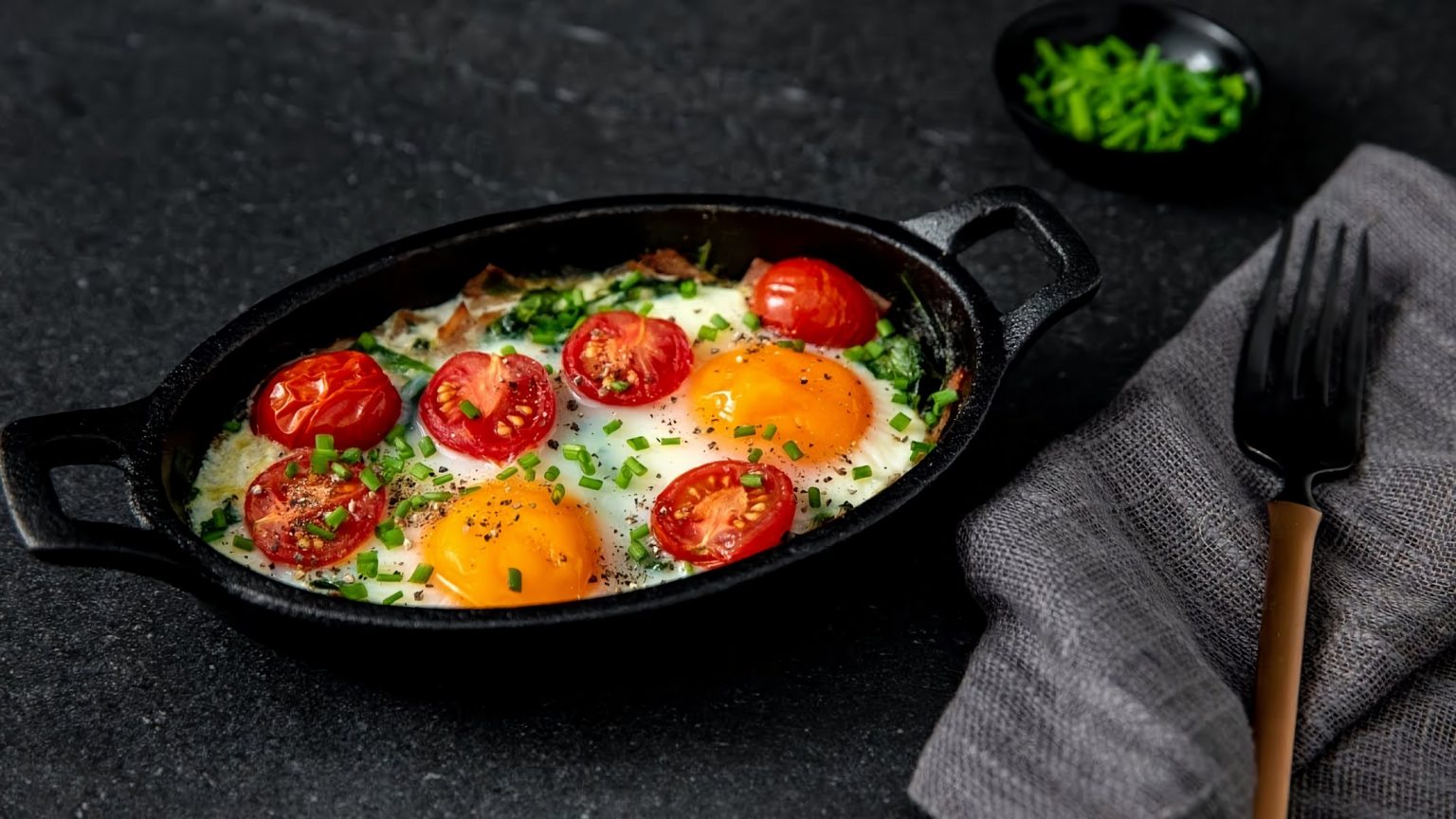 Spinach & Ham Scrambled Eggs Recipe | Recipes.net