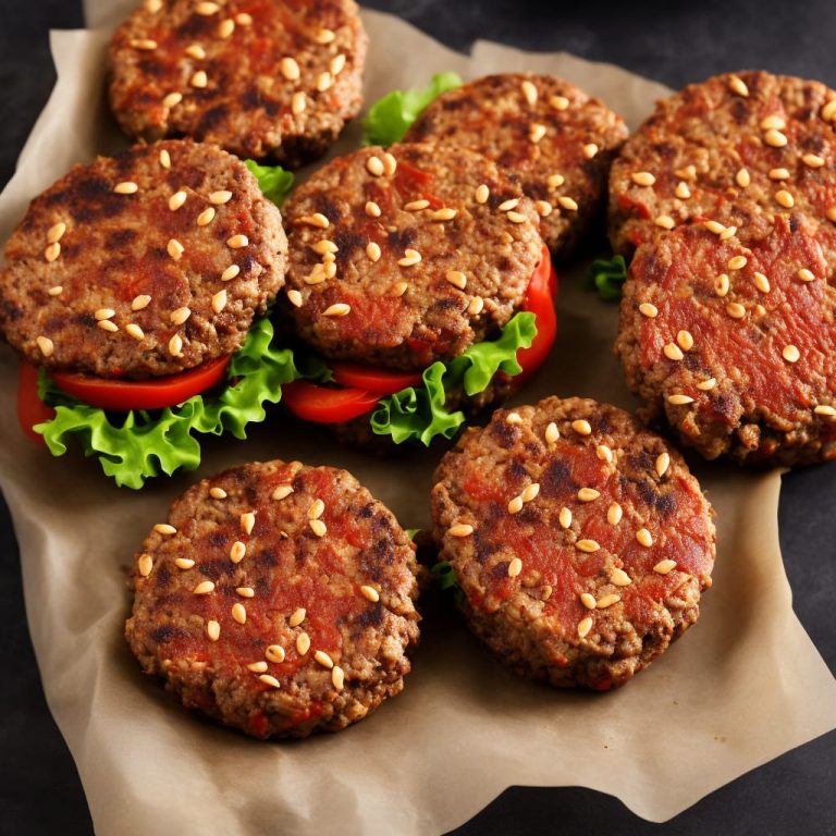 Beef Burgers with Creamy Mushroom Sauce Recipe | Recipes.net