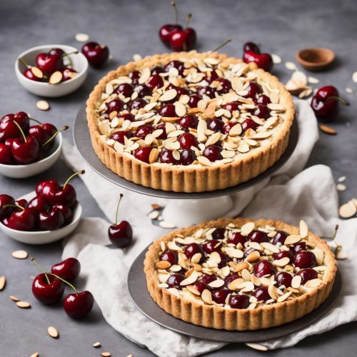 Cherry, almond & lemon mascarpone tart Recipe | Recipes.net