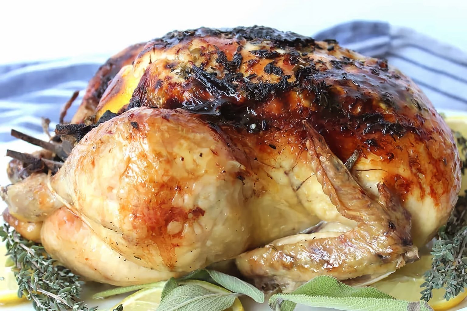 Roast Chicken with Oregano and Vermouth Recipe | Recipes.net