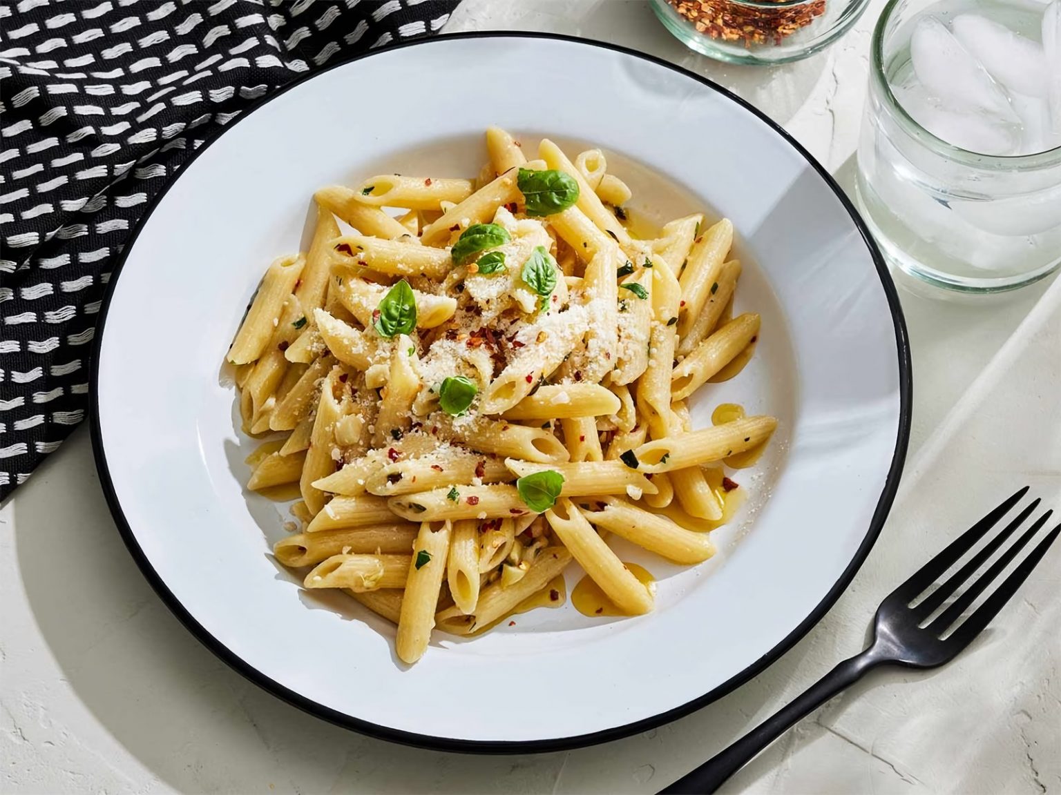 Garlic Penne Pasta Recipe | Recipes.net