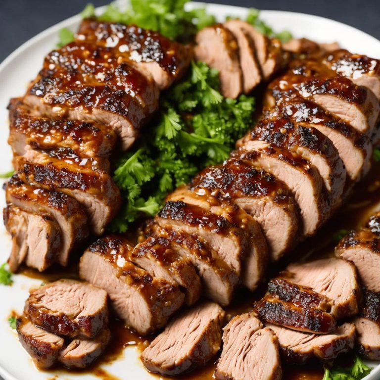 Brown Sugar and Balsamic Glazed Pork Tenderloin Recipe | Recipes.net