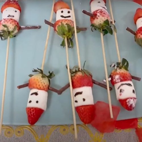 Marshmallow & Strawberry Kebabs Recipe | Recipes.net