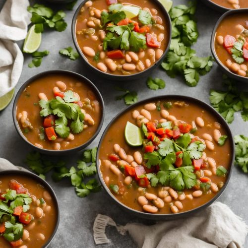 Mexican Bean Soup with Guacamole Recipe | Recipes.net