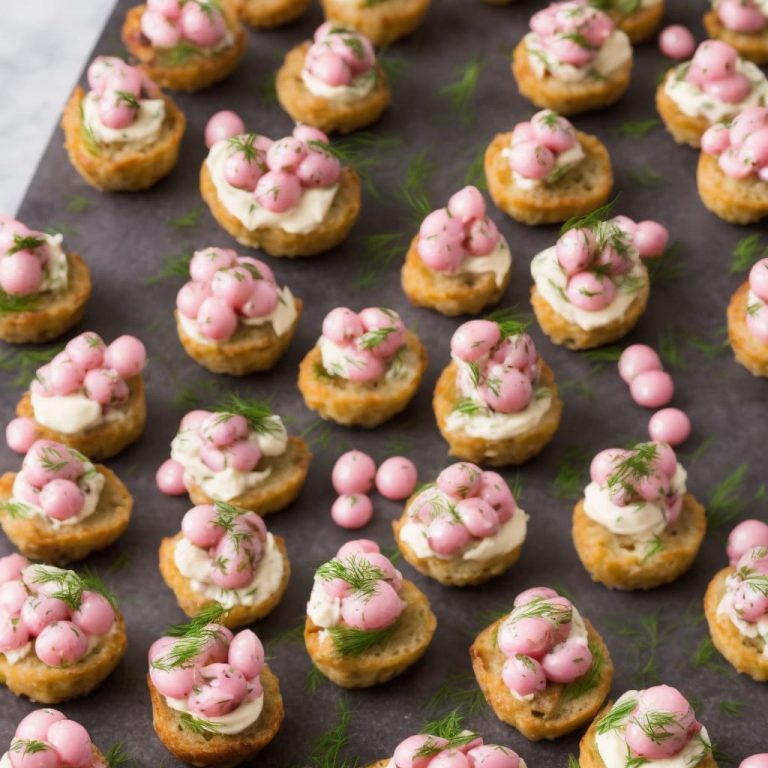 Mini Hasselbacks with Soured Cream, Dill & Pink Pickled Onions Recipe ...