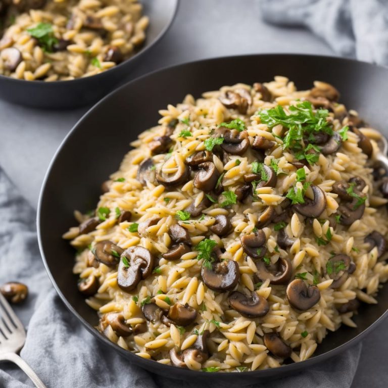 Mushroom Orzo Recipe Recipe | Recipes.net