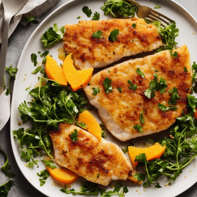 Pan-fried White Fish with Polenta & Orange Crust Recipe | Recipes.net