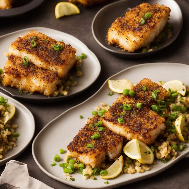 Pan-Seared and Crusted Lingcod Recipe Recipe | Recipes.net