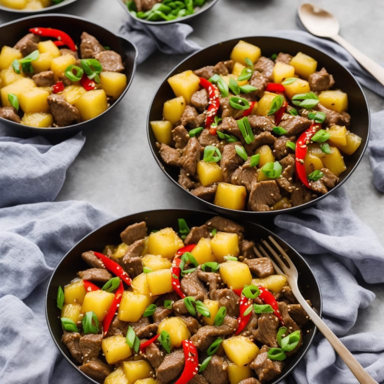 Pineapple, Beef & Ginger Stir-Fry Recipe | Recipes.net