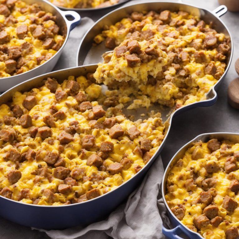 Sausage, Egg, and Cheese Scramble Recipe | Recipes.net