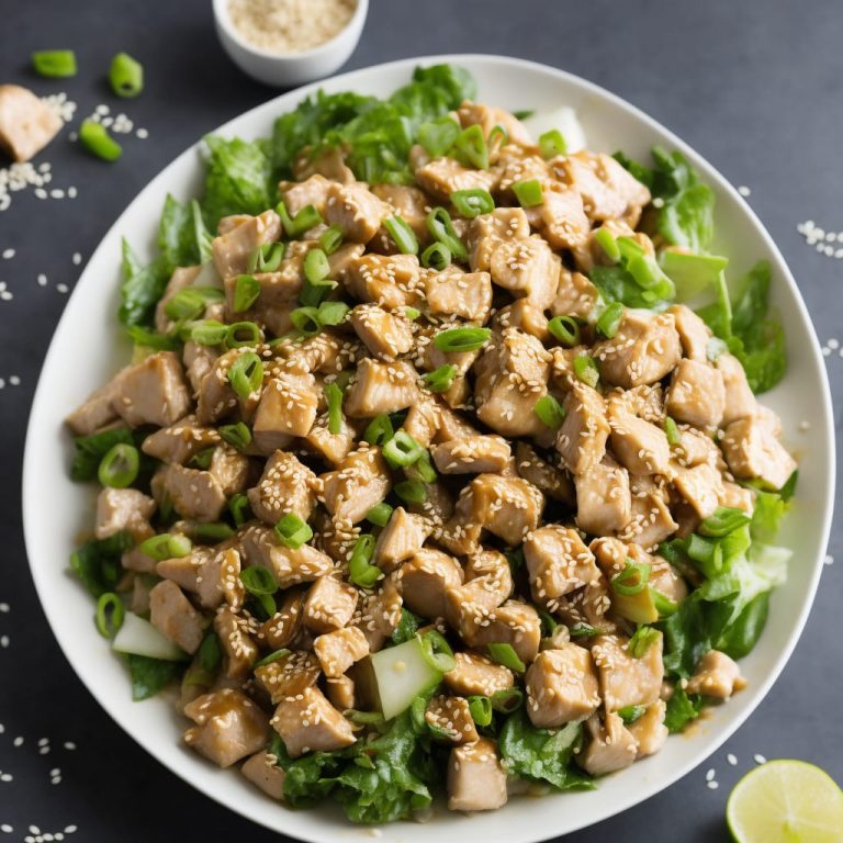 Asian Chicken Salad with Sesame Dressing Recipe| Recipes.net