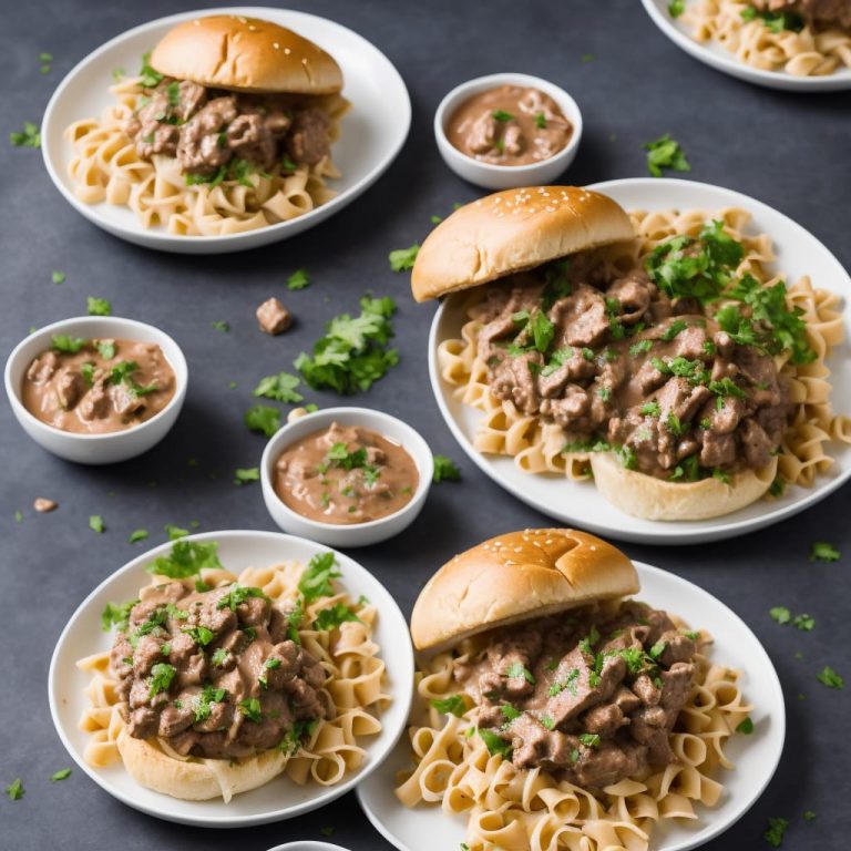 Ground Beef Stroganoff with Noodles Romanoff Recipe - Recipes.net