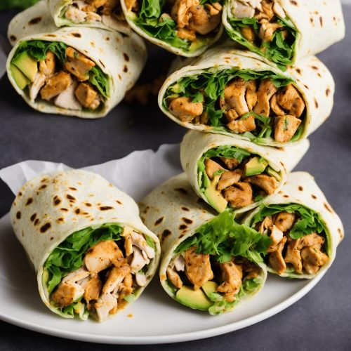 Spicy Chicken & Avocado Wraps Recipe | Recipes.net