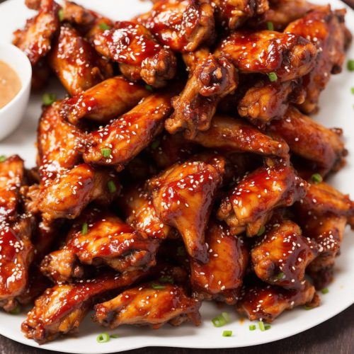 Sweet & Sticky Sesame Chicken Wings Recipe | Recipes.net