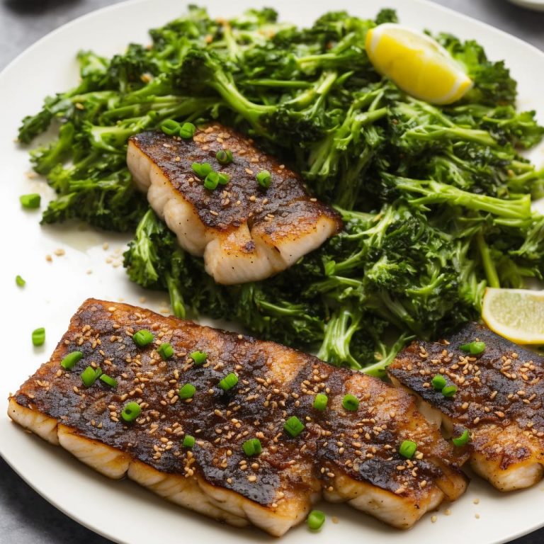 Miso and Soy Chilean Sea Bass Recipe | Recipes.net