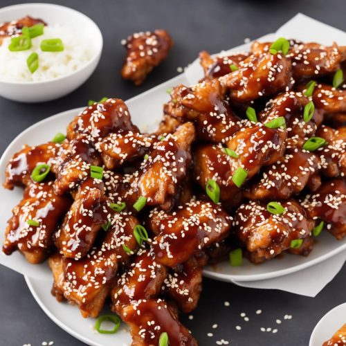 Sweet & Sticky Sesame Chicken Wings Recipe | Recipes.net