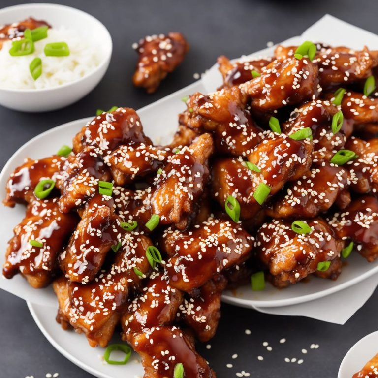 Sweet & Sticky Sesame Chicken Wings Recipe | Recipes.net