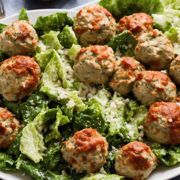 Turkey Meatball Caesar Salad Recipe | Recipes.net