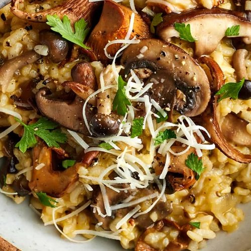 Wild Mushroom & Ricotta Rice with Rosemary & Thyme Recipe | Recipes.net