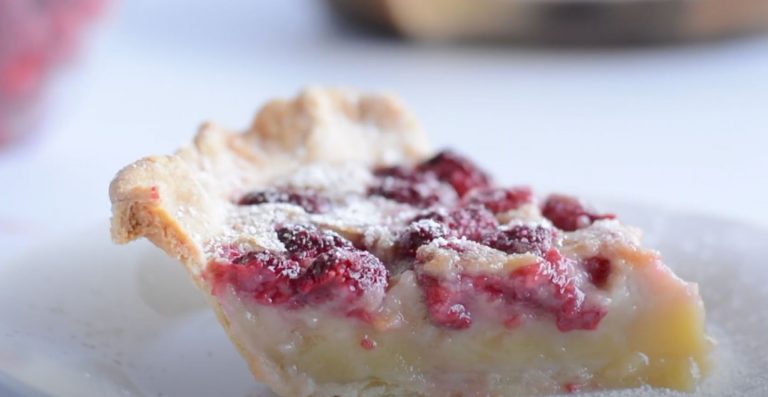 Raspberry Custard Pie Recipe | Recipes.net