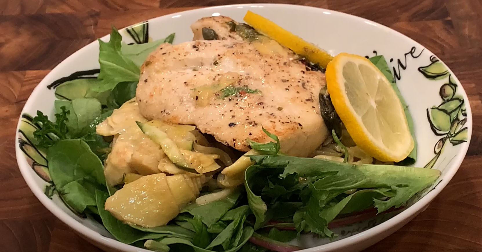 Cod, Scallops, and Spinach Recipe - Recipes.net